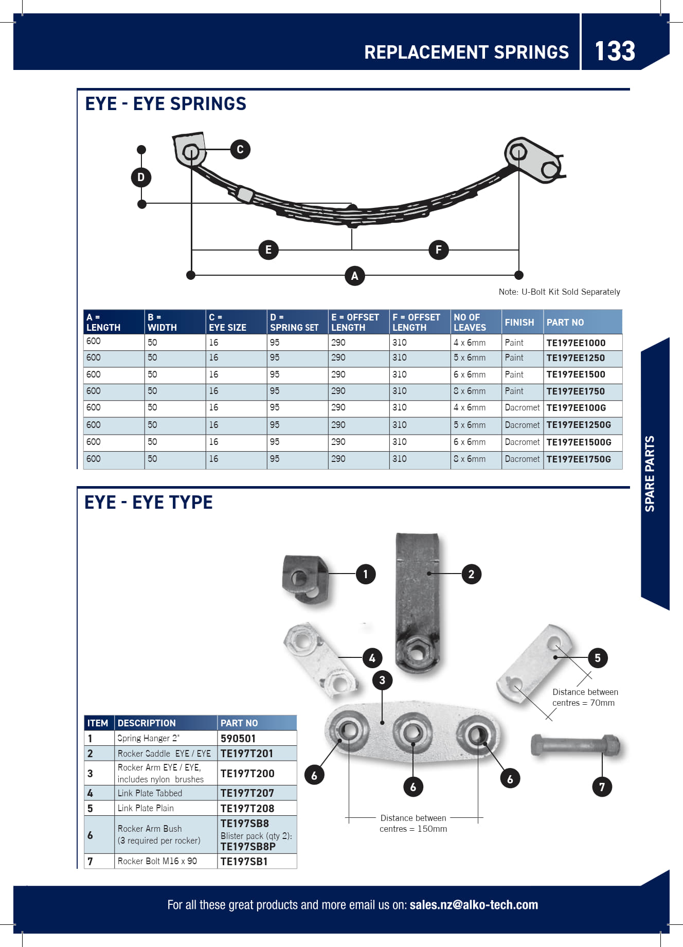 SPRINGS, ROCKERS & BUSHES | CM Trailer Parts | New Zealand Trailer ...
