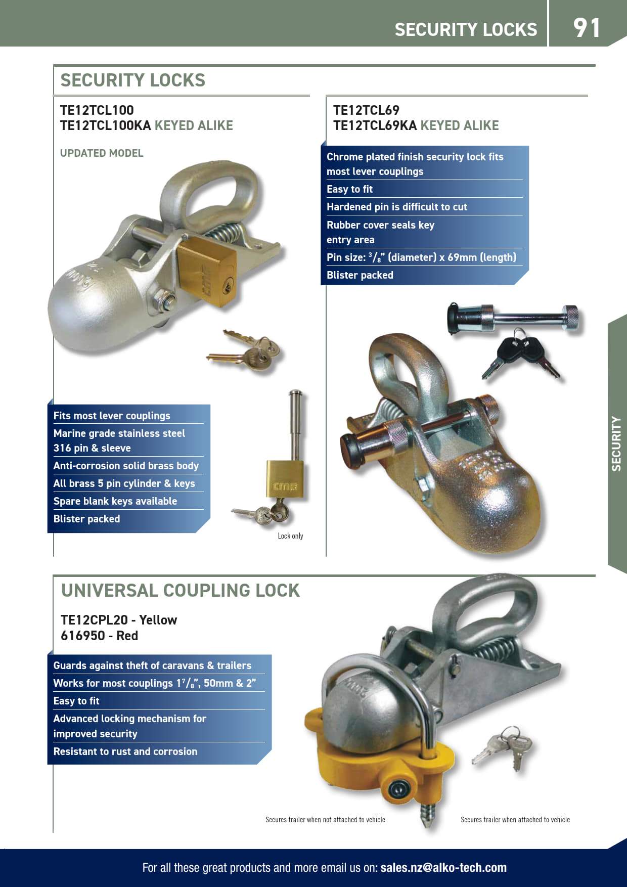 COUPLING LOCKS | CM Trailer Parts | New Zealand Trailer Parts ...